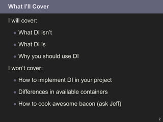 What is Dependency Injection | PDF | Programming Languages | Computing