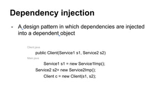 Implement Dependency Injection in Java | PPT