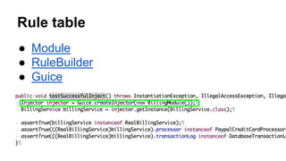 Implement Dependency Injection in Java | PPT