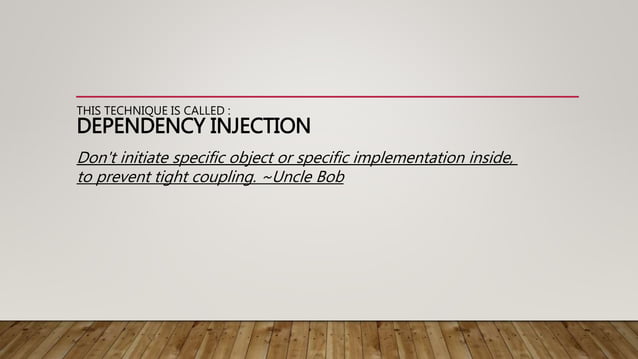 Dependency Injection Pattern | PPT