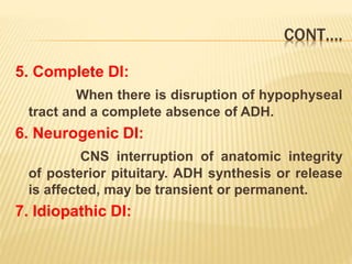 Diabetes Insipidus | PPTX