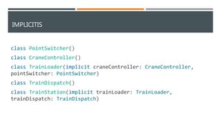 Dependency injection with Scala | PPT