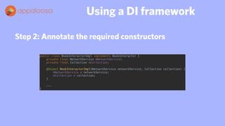 Dependency injection crash course | PPT