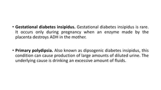 Diabetes Insipidus | PPTX