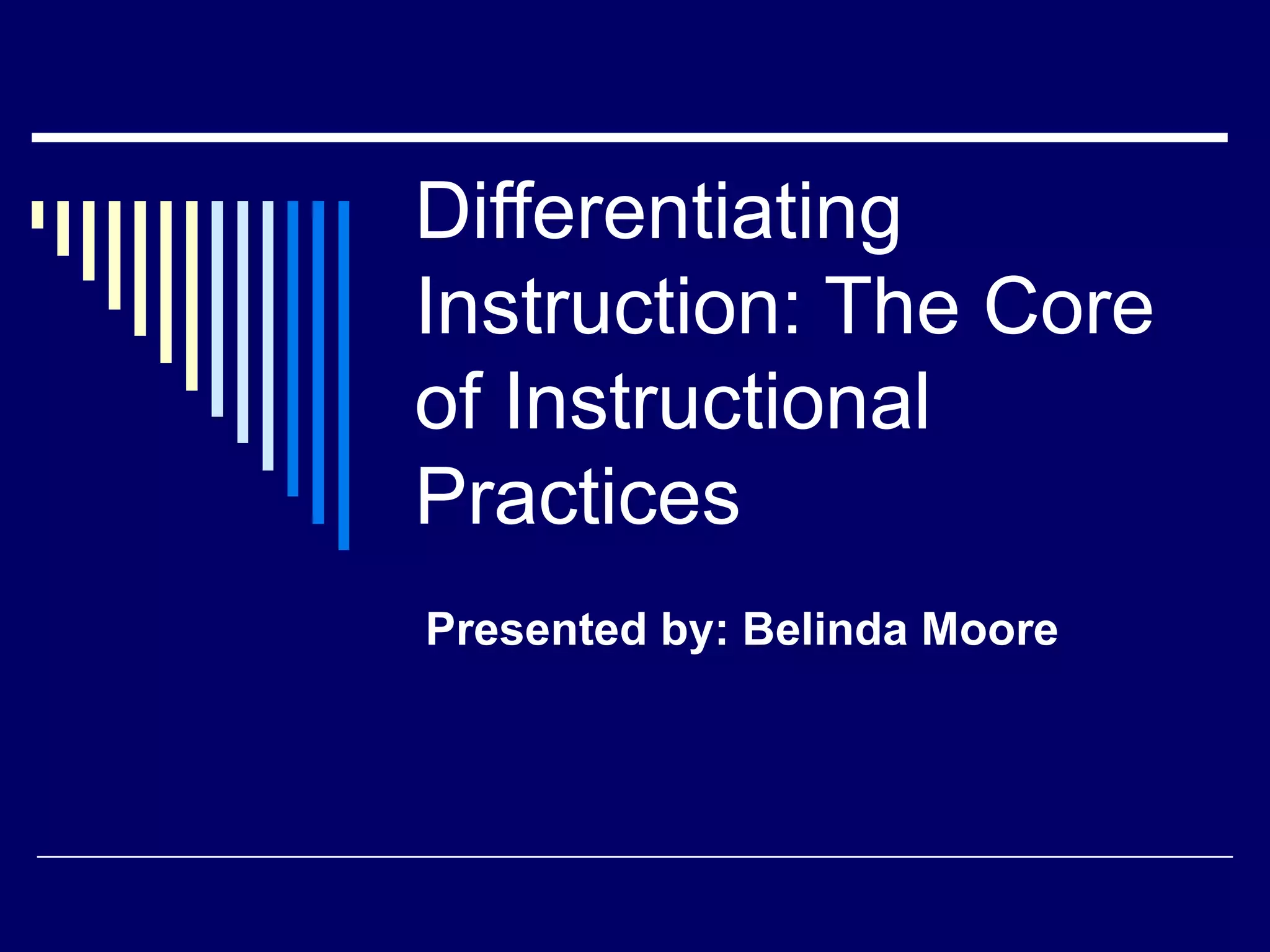 Di differentiated instruction | PPT