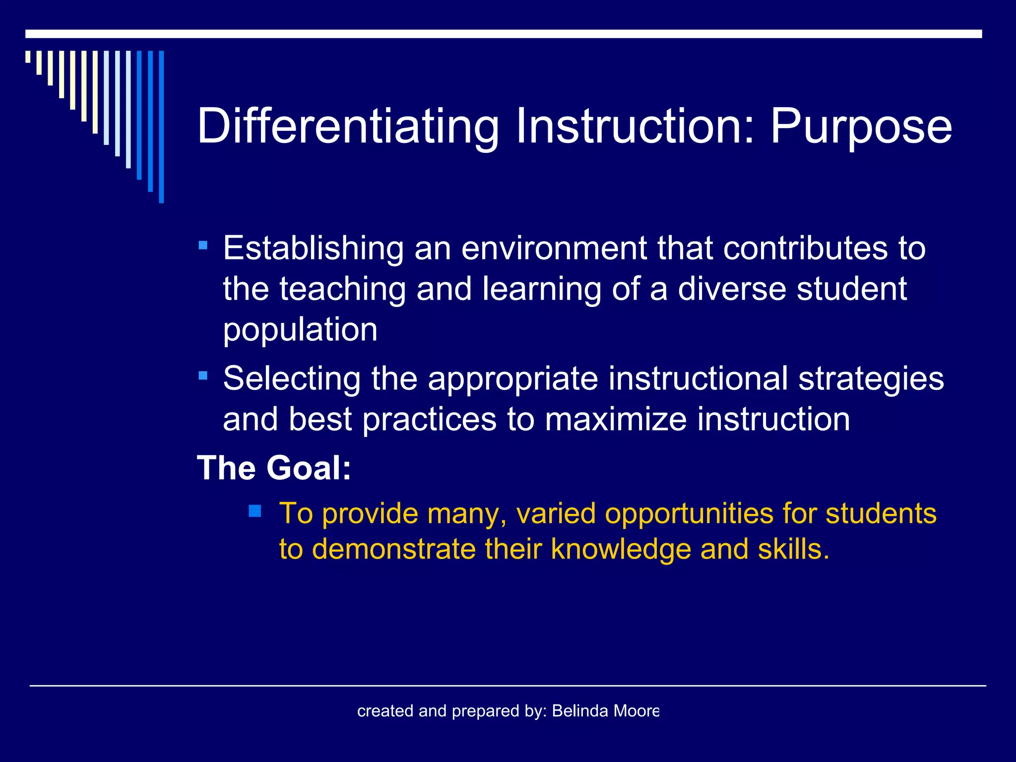 Di differentiated instruction | PPT