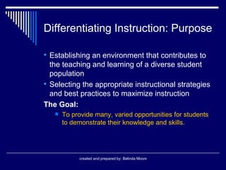 Di differentiated instruction | PPT