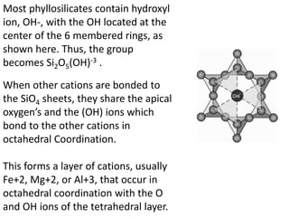 Di octahedral sheet silicates | PPTX