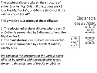 Di octahedral sheet silicates | PPTX