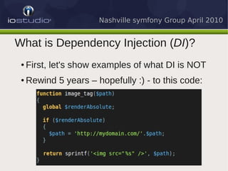 Dependency Injection: Make your enemies fear you | PPT