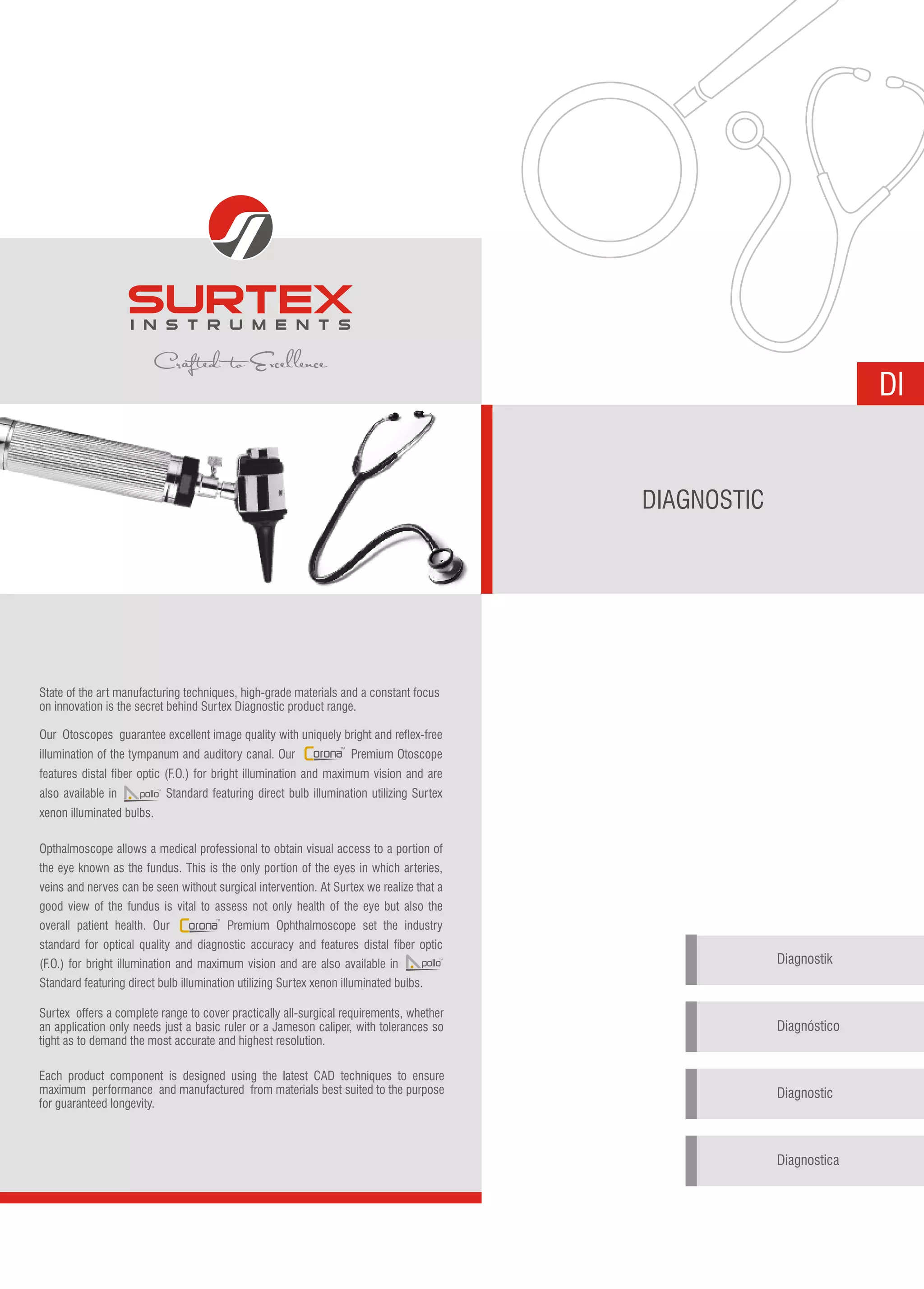 Diagnostic Instruments | PDF