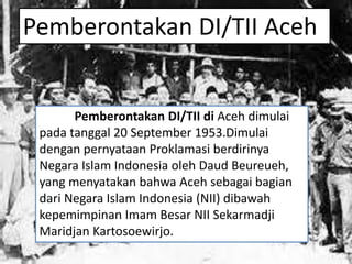 DI/TII di Aceh | PPTX