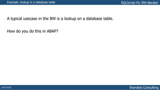 SQL developer think different | PPT