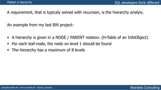 SQL developer think different | PPT