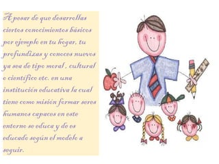 educar y ser educado | PPT