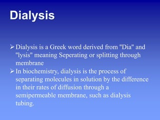 Dialysis | PPTX
