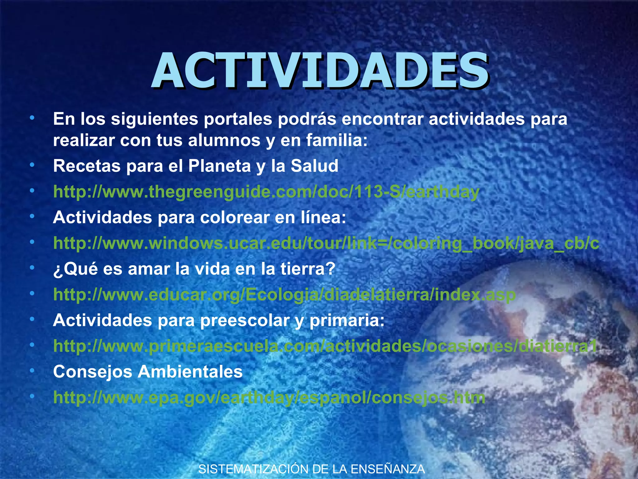 DIA DE LA TIERRA | PPT