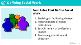 DISCIPLINES AND IDEAS IN THE APPLIED SOCIAL SCIENCES- SOCIAL WORK | PPTX