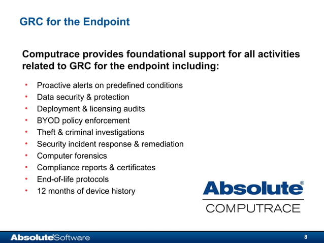 Computrace grc | PPT