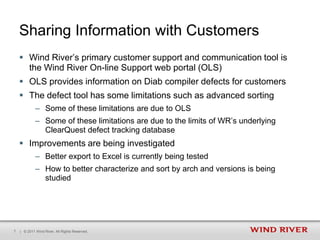 Diab Compiler Quality Overview | PPTX