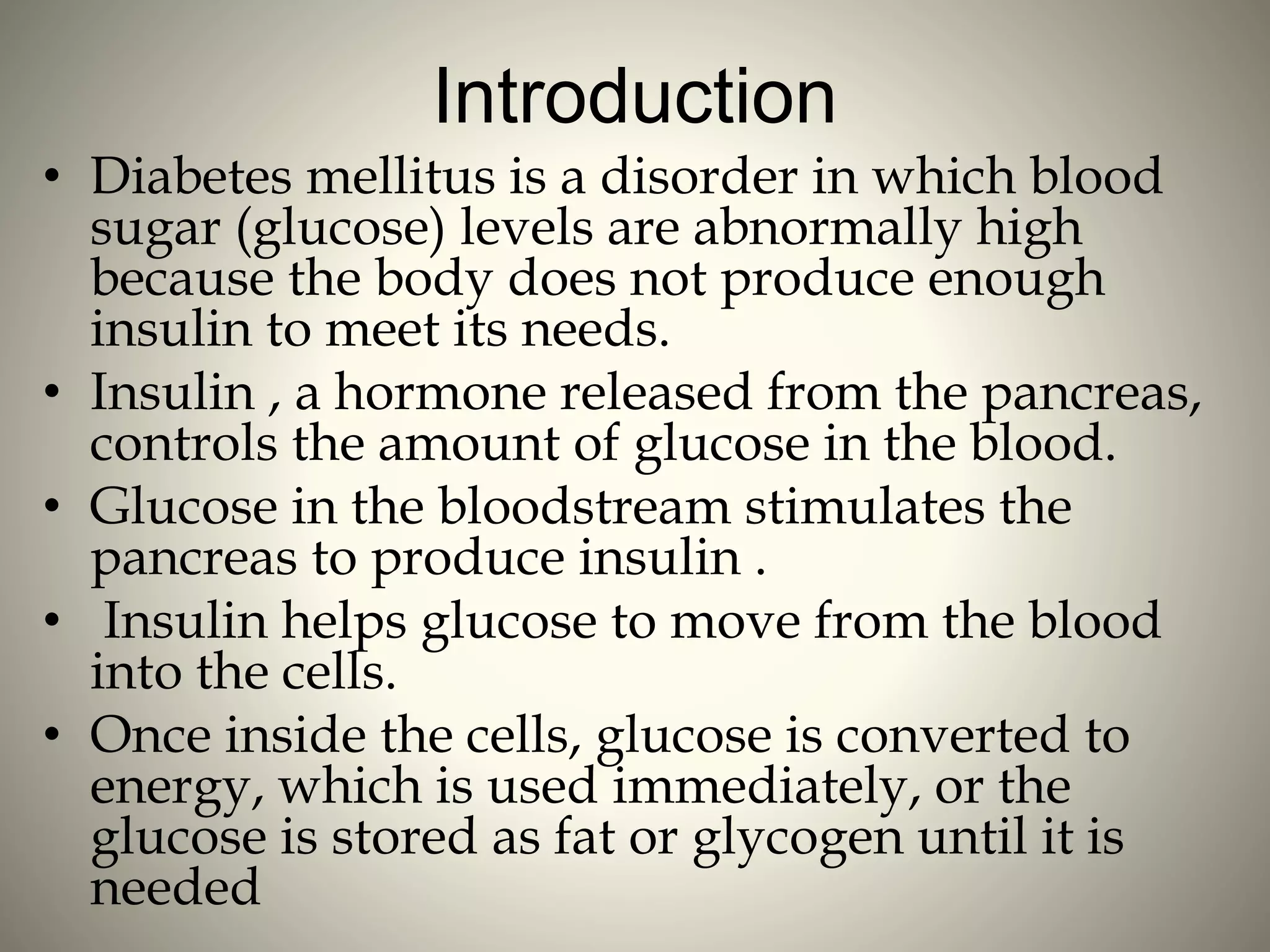 Diabete mellitus | PPTX