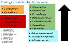 Diabetes and Periodontal Disease | PPTX