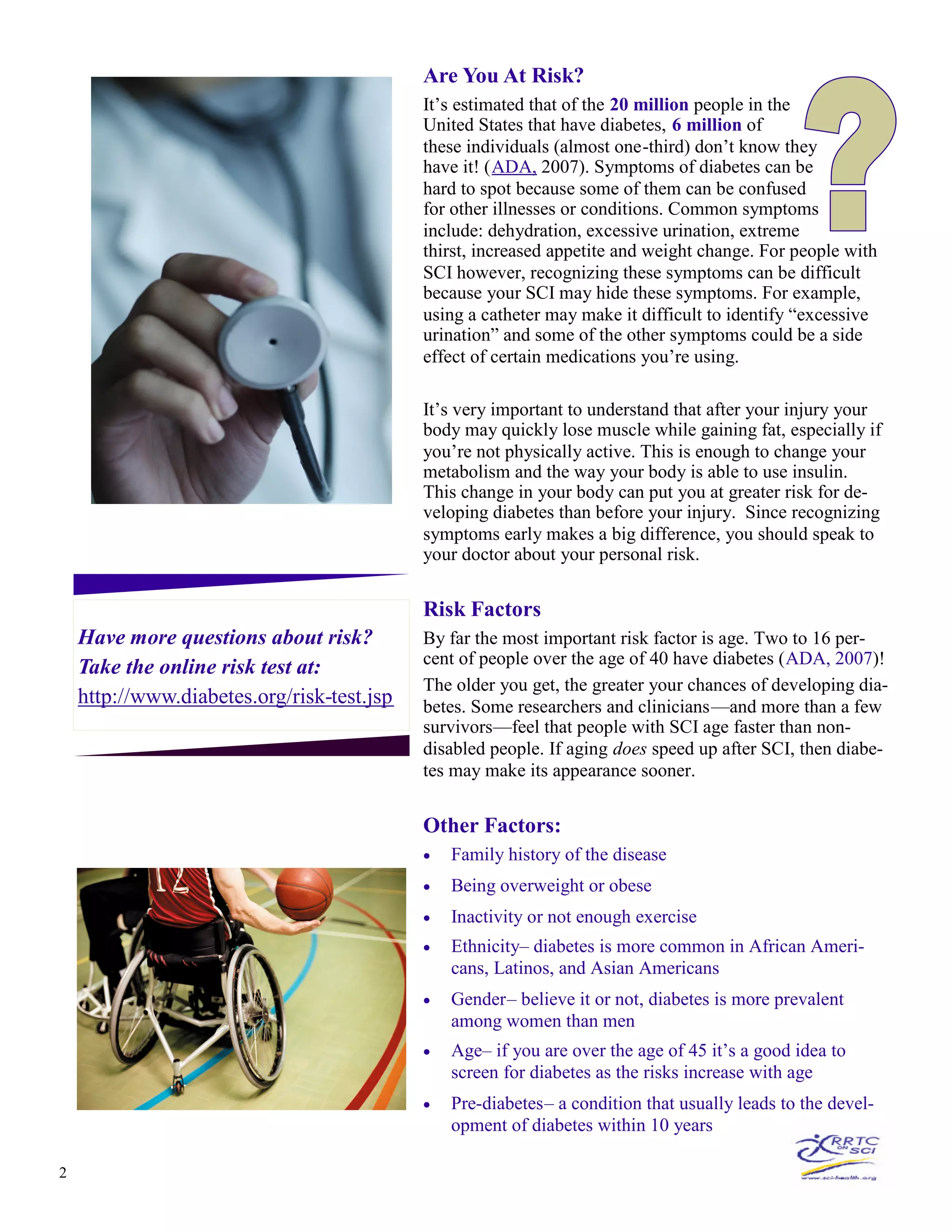 Diabetes - Long Term Spinal Cord Injury | PDF | Diabetes | Diseases and ...