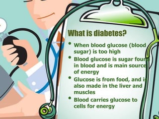 An introduction to diabetes | PPTX