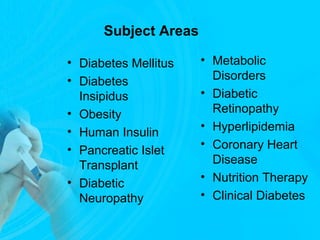 Diabetes and the Pancreas | PPT