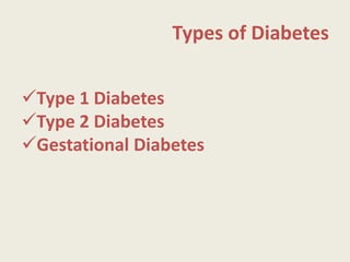 Diabetes | PPTX