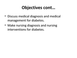 Diabetes mellitus | PPT