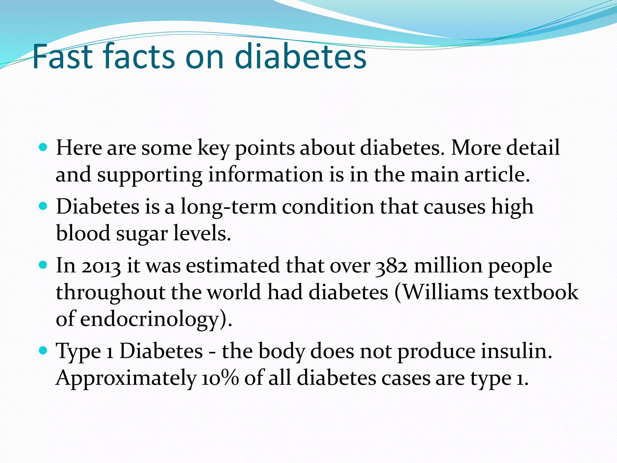 Diabetes | PPTX