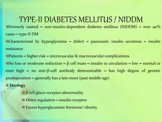 Diabetes and Oral hypoglycemic drugs | PPTX