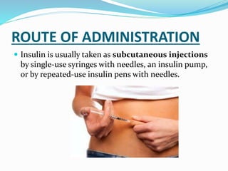 Insulin and Oral Hypoglycemics | PPTX