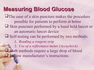Diabetes mellitus & blood glucose monitoring | PPT