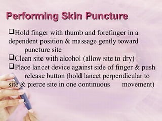 Diabetes mellitus & blood glucose monitoring | PPT