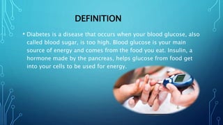 Diabetes | PPTX