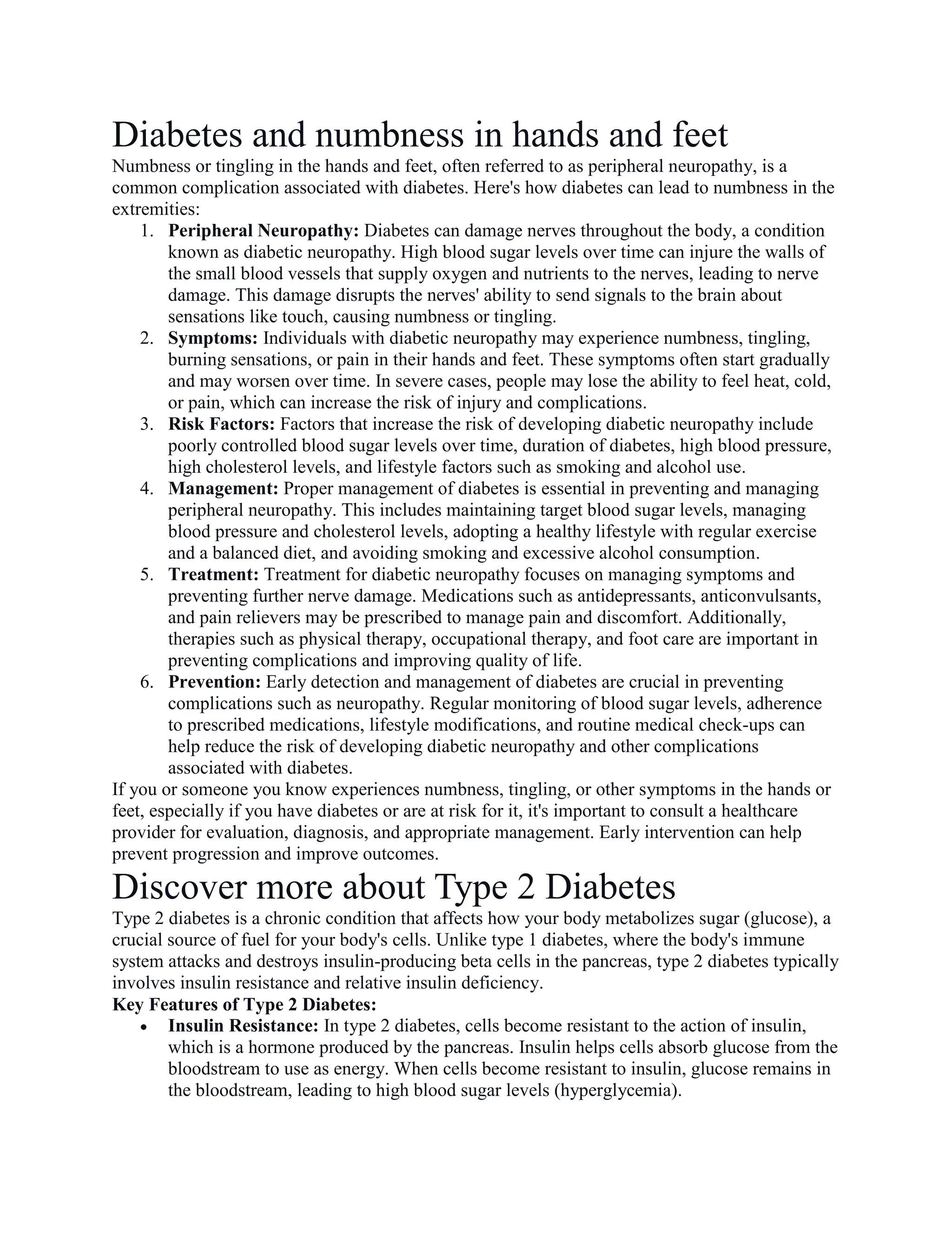 Diabetes Type 1 vs. Type 2: A Comprehensive Guide | PDF