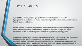 Diabetes- types, diagnosis and complications | PPTX