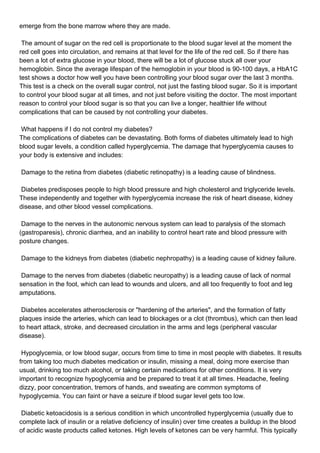 Learn to Control Your Diabetes Effectively | PDF