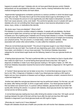 Learn to Control Your Diabetes Effectively | PDF