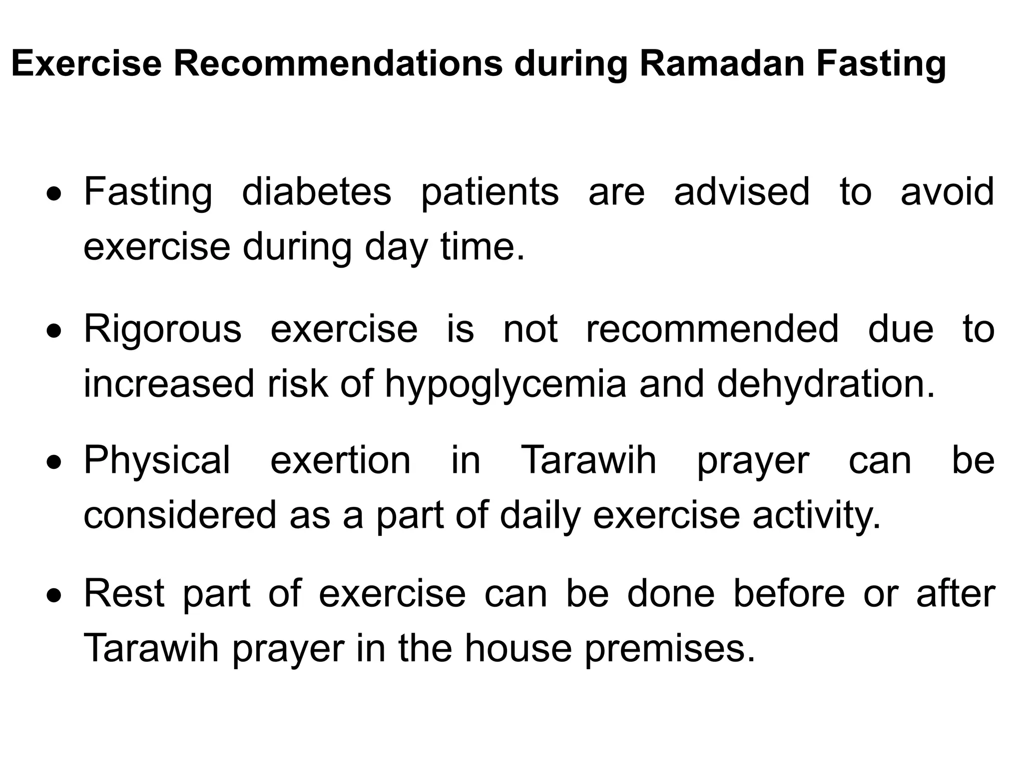 Diabetes Management during Ramadan by Dr Selim | PPTX