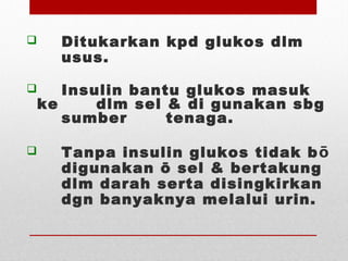Diabetes - Promosi Kesihatan | PPT