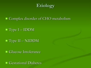 Diabetes unit2 | PPT