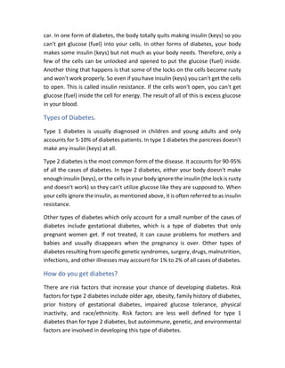 Diabetes 101 guide | PDF