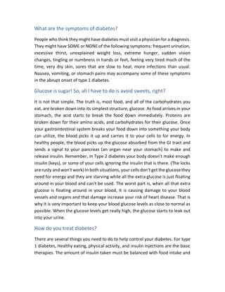 Diabetes 101 guide | PDF