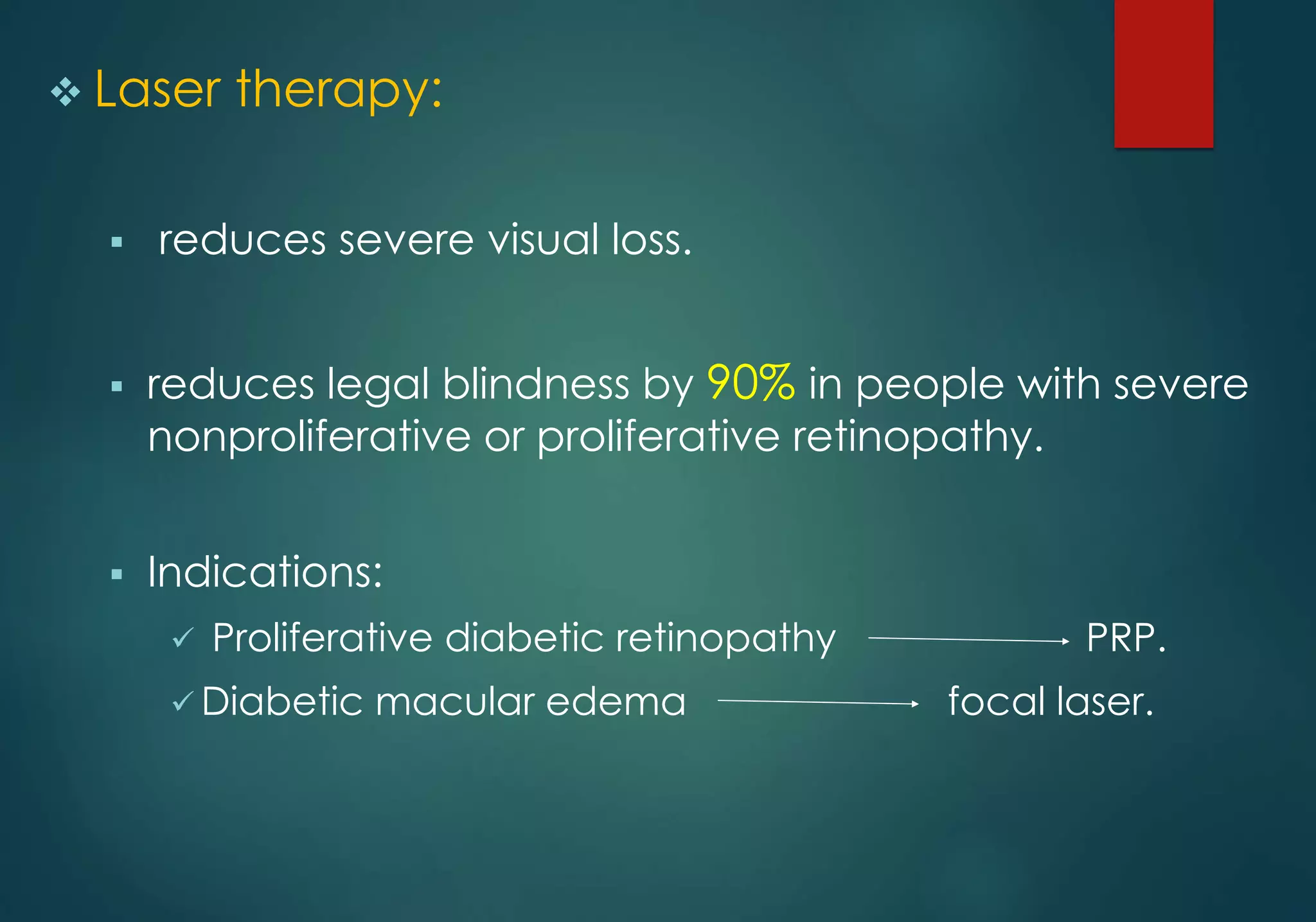 DIABETES AND THE EYE | PPTX