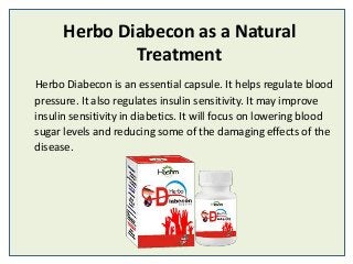 Fight Diabetes Naturally with Herbo Diabecon Capsule | PPT