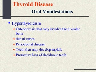 Diabetes, adrenal insufficiency, thyroid disease | PPT