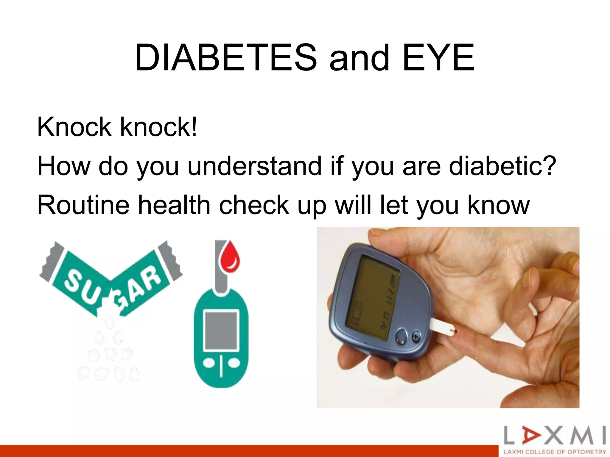 Diabetes and eye | PPTX